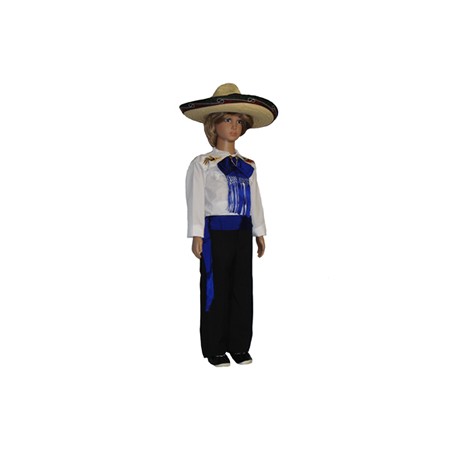 Charro sencillo con camisa de gallos